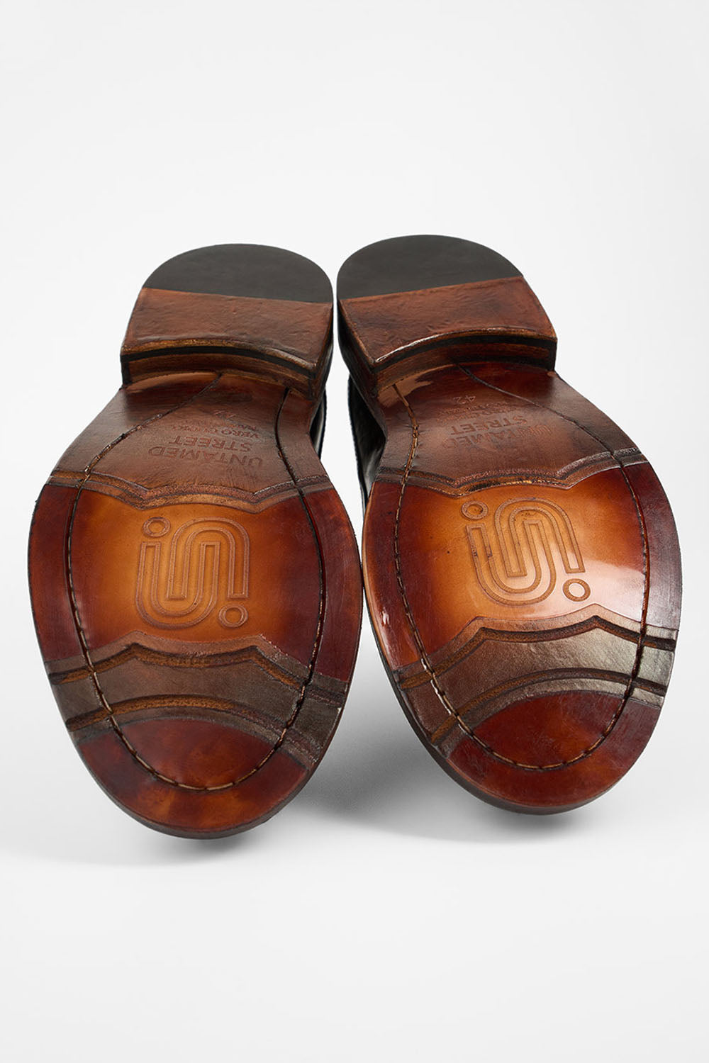 BOLTON dark-brown layered derby shoes | untamed street – UNTAMED STREET