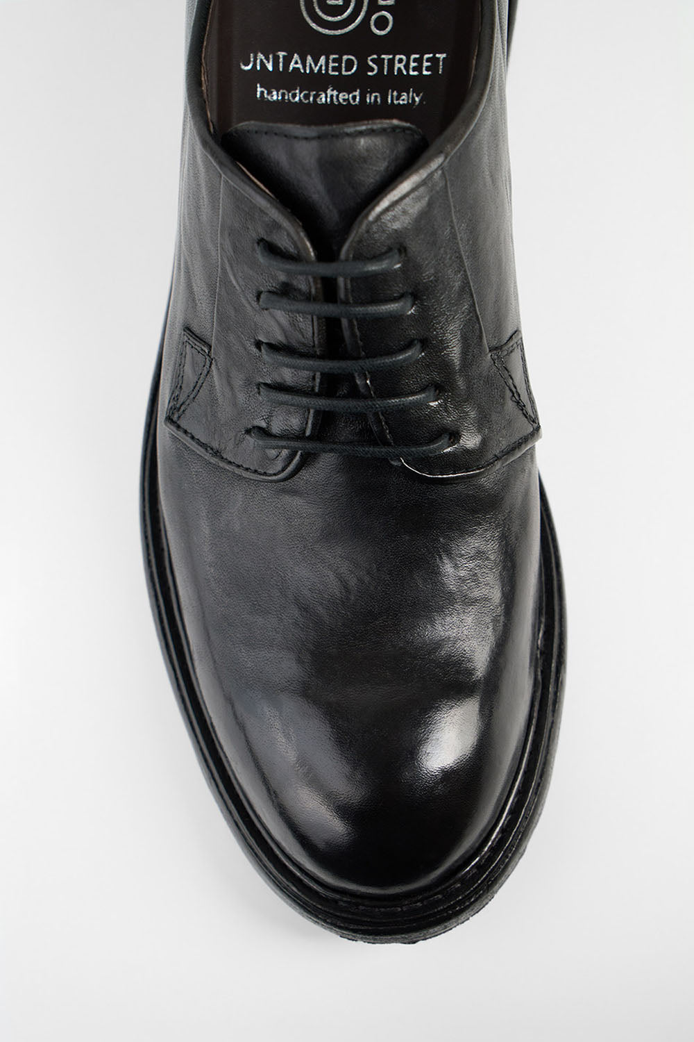 BOLTON limo-black derby shoes | untamed street – UNTAMED STREET