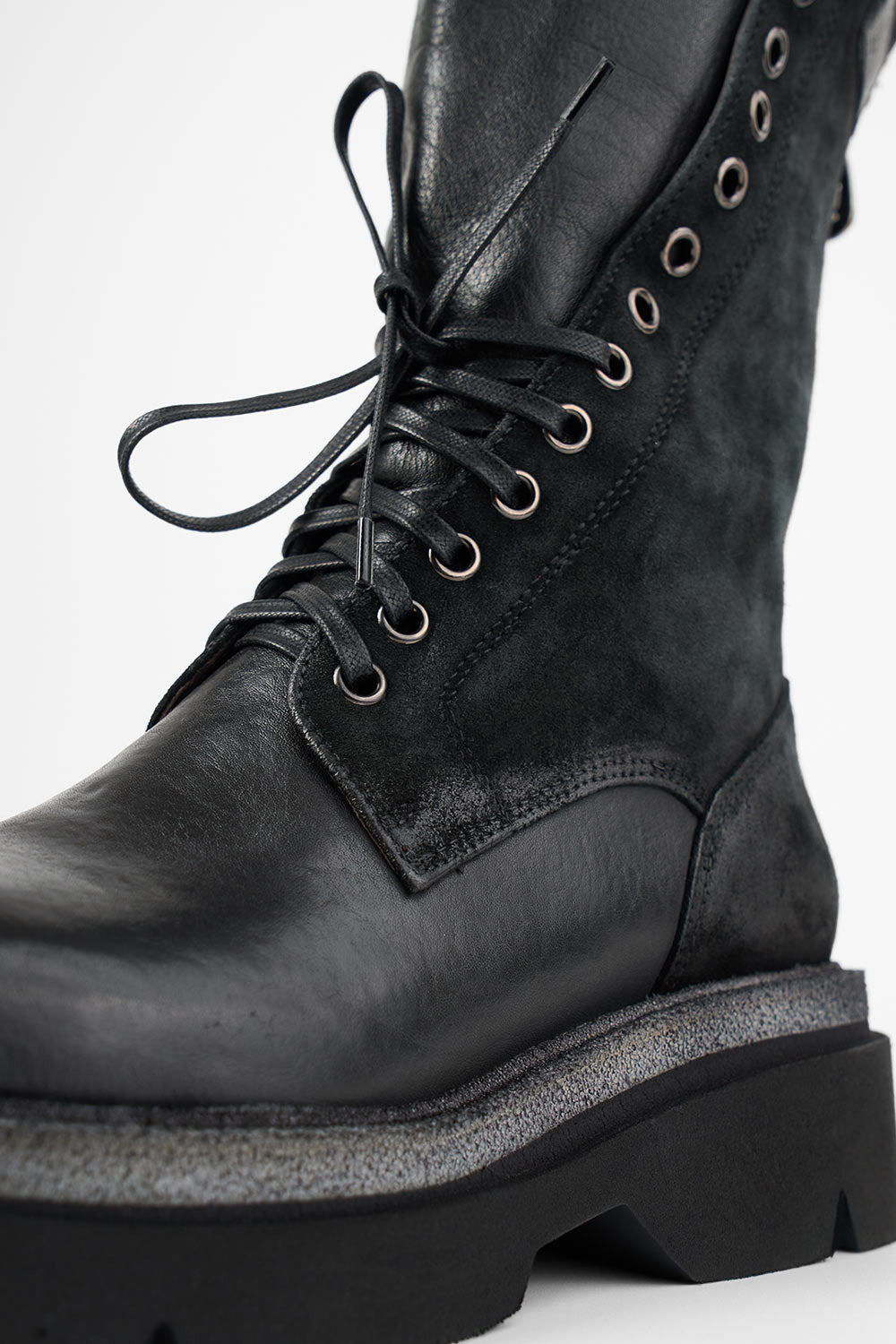 CROFT urban-black suede lightweight lace up boots | untamed street ...
