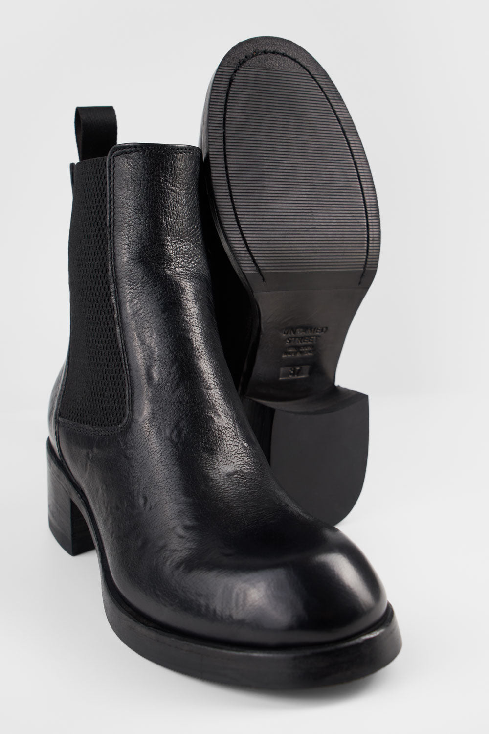 EXETER jet-black chelsea boots | untamed street – UNTAMED STREET