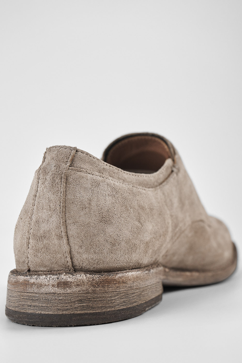 HAVEN linen-grey suede derby shoes | untamed street – UNTAMED STREET