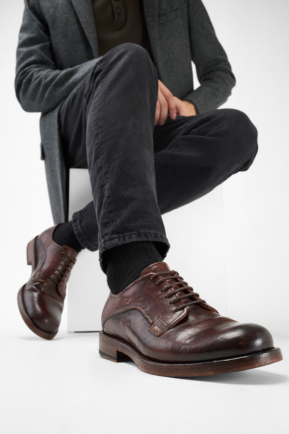 EYTON raw-timber derby shoes | untamed street – UNTAMED STREET