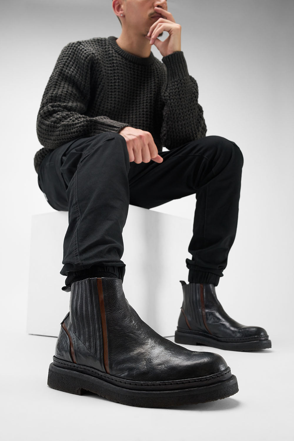 HOVE black welted chelsea boots | untamed street – UNTAMED STREET