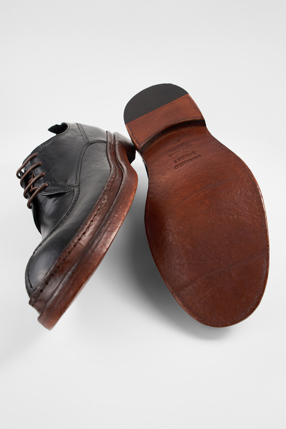 YORK imperial-black welted apron derby shoes | untamed street – UNTAMED ...