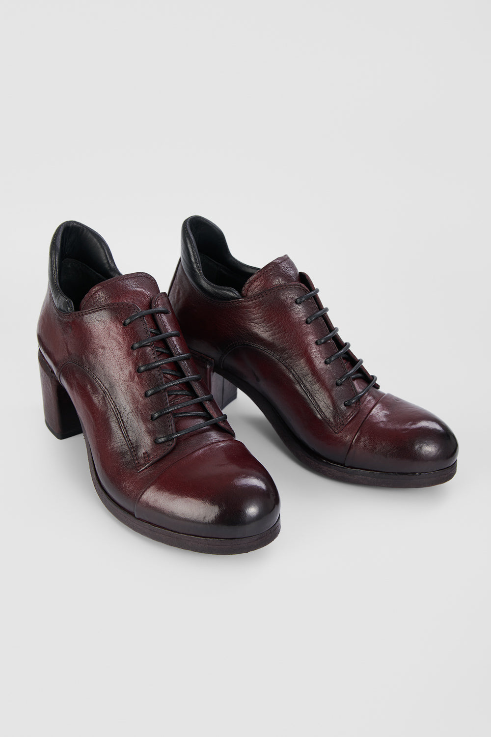 MADISON bordeaux lace up shoes | untamed street – UNTAMED STREET