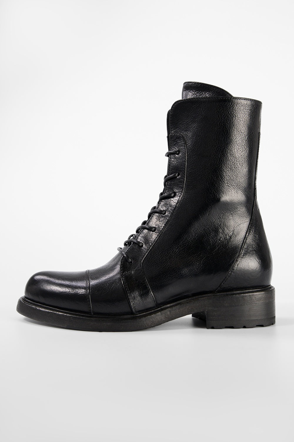 AVERY jet-black lace up boots | untamed street – UNTAMED STREET