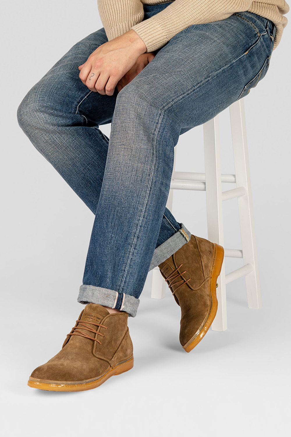 HAMPTON desert-brown suede chukka boots | untamed street – UNTAMED STREET