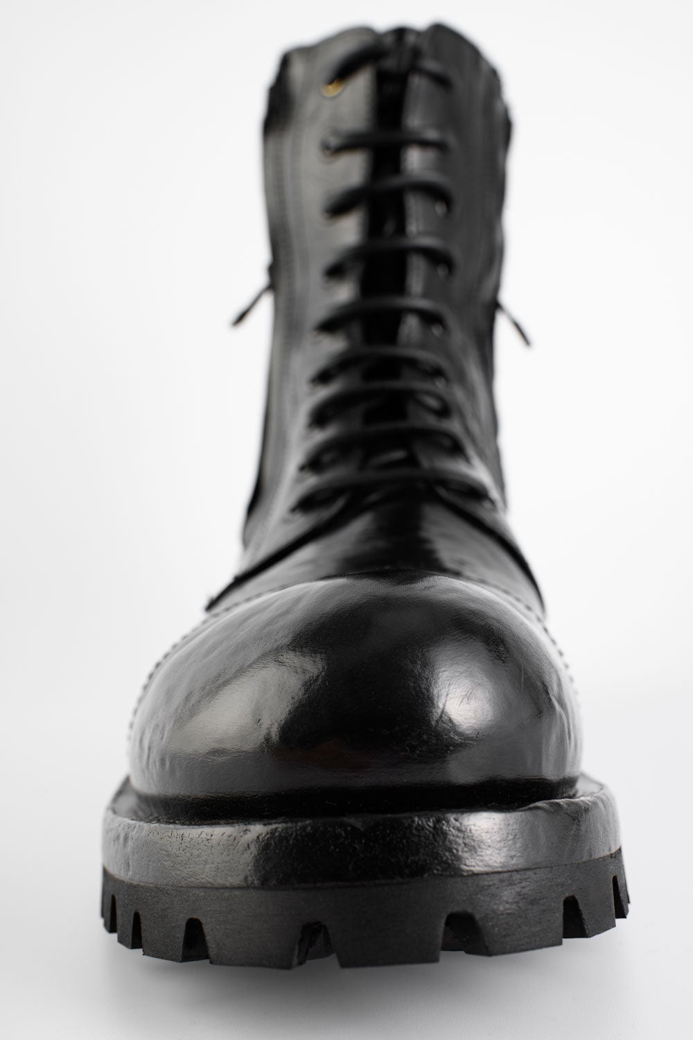CAMDEN black double-zip military boots | untamed street – UNTAMED STREET