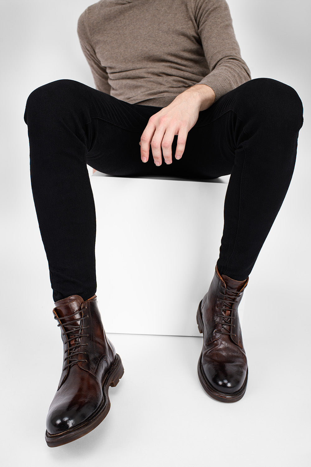 LENNOX rich-cocoa military boots | untamed street – UNTAMED STREET
