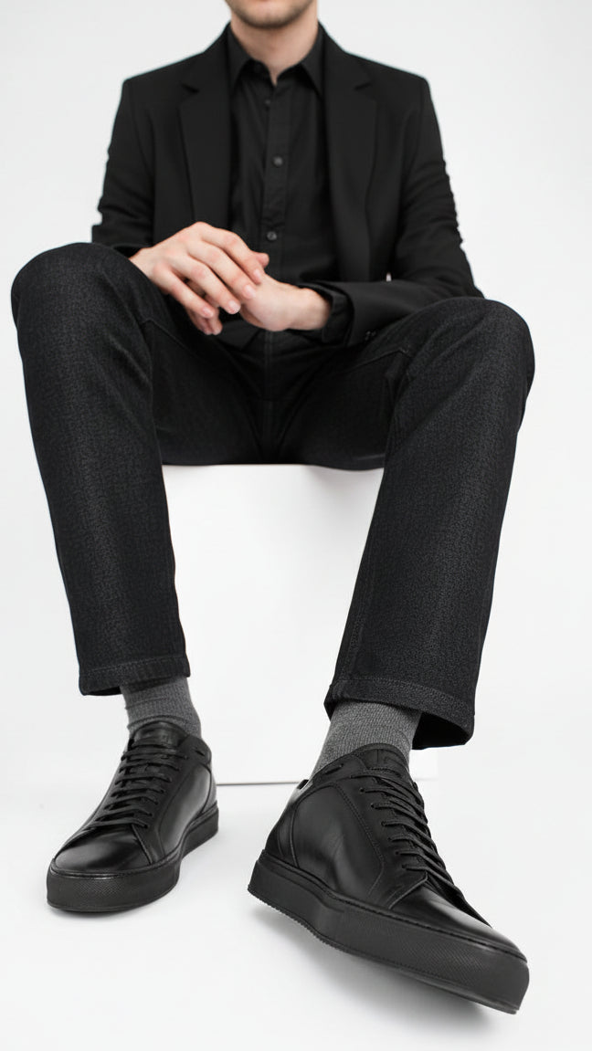 SOHO black sneakers | untamed street – UNTAMED STREET