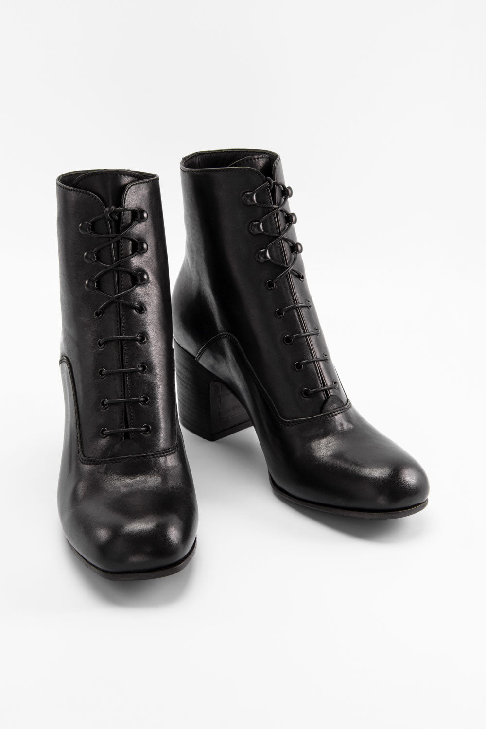 MOORE black lace up boots | untamed street – UNTAMED STREET