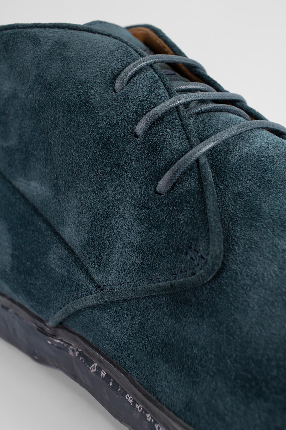 HAMPTON mercury-blue suede chukka boots | untamed street – UNTAMED STREET