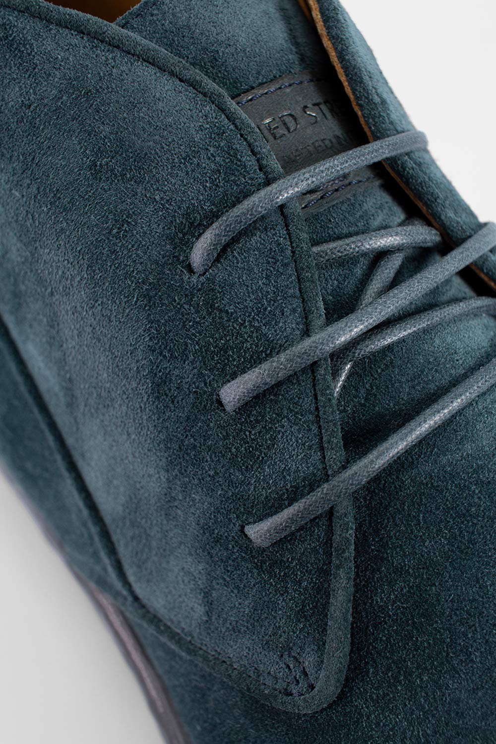 HAMPTON mercury-blue suede chukka boots | untamed street – UNTAMED STREET