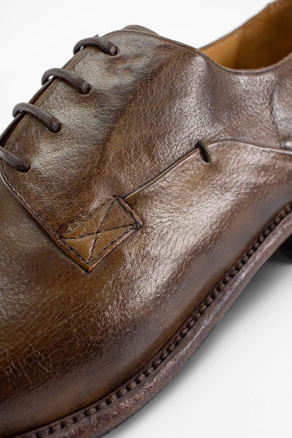 KNIGHTON green derby shoes | untamed street – UNTAMED STREET