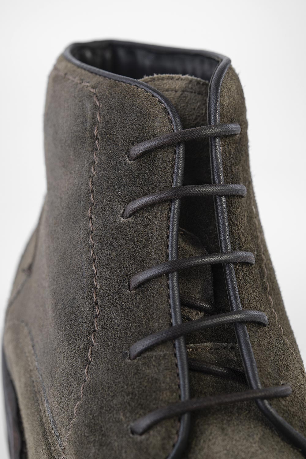 LENNOX green suede ankle boots | untamed street – UNTAMED STREET