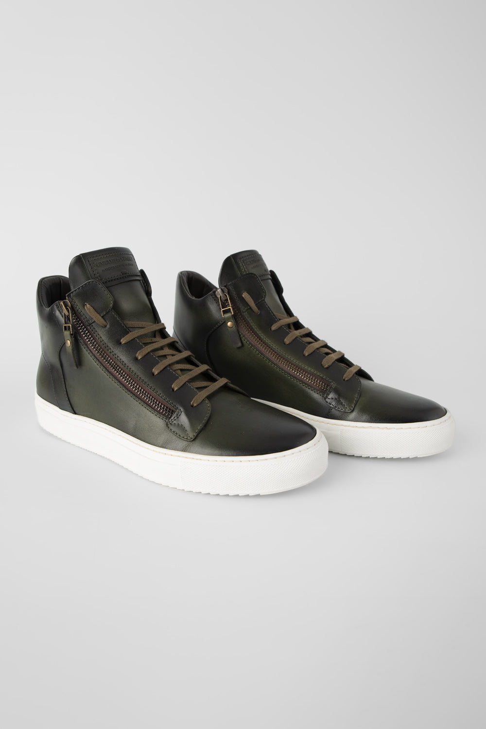 SOHO green patina high sneakers | untamed street – UNTAMED STREET